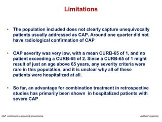 The similarities and differences of the recommendations of azithromycin ...