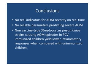 Indicators of acute otitis media severity - Prof. Tal Marom | PDF