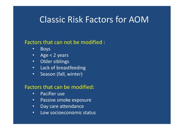 Indicators of acute otitis media severity - Prof. Tal Marom | PDF | Ear ...