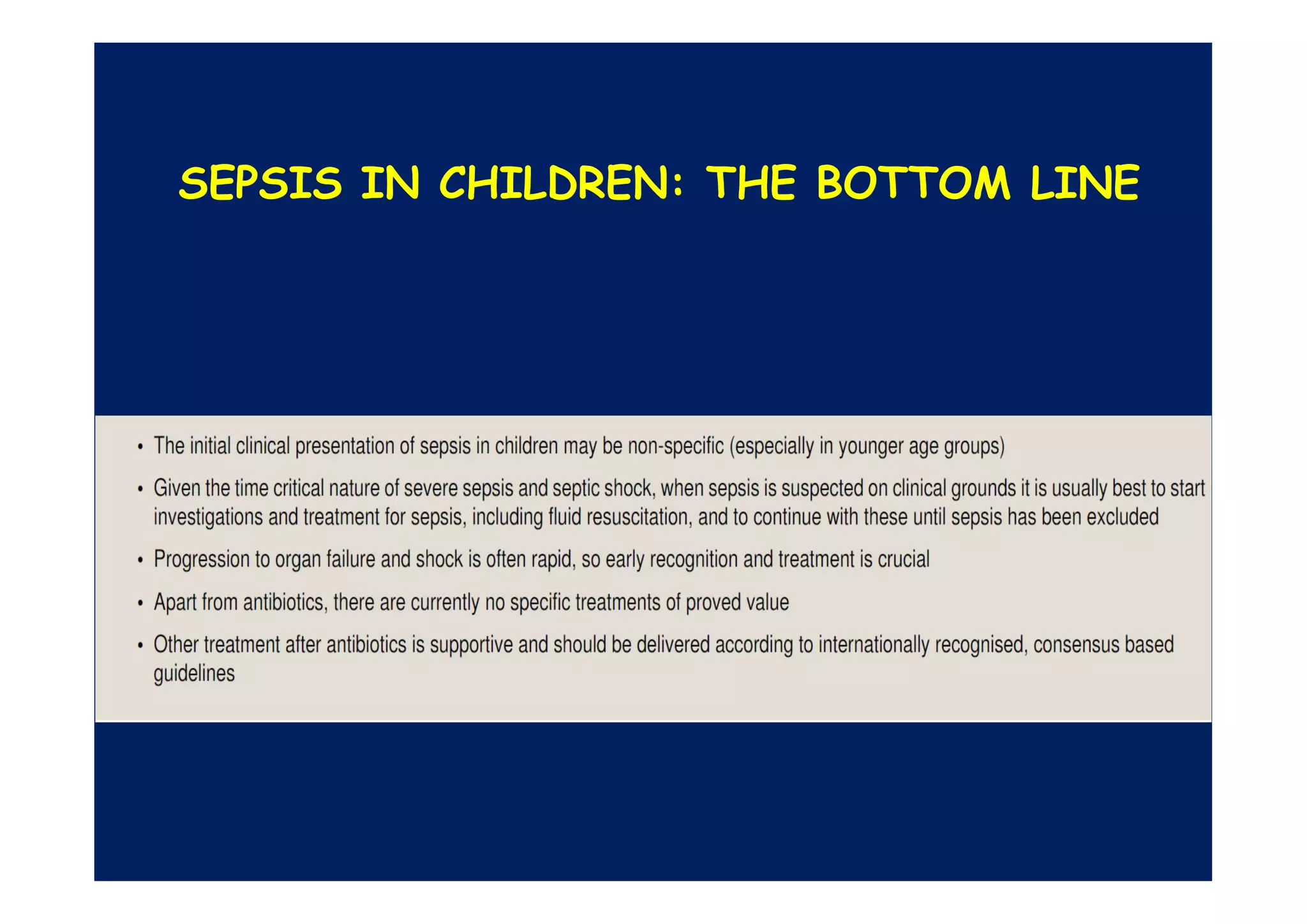 Bacterial and bacterial-like sepsis in children - Susanna Esposito | PPT