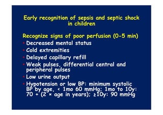 Bacterial and bacterial-like sepsis in children - Susanna Esposito | PDF