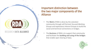 The Value of the Research Data Alliance to Individuals | PPTX