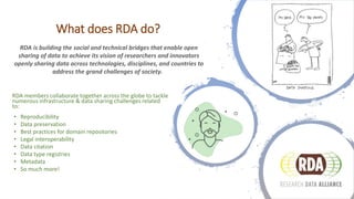 The Value of the Research Data Alliance to Individuals | PPTX