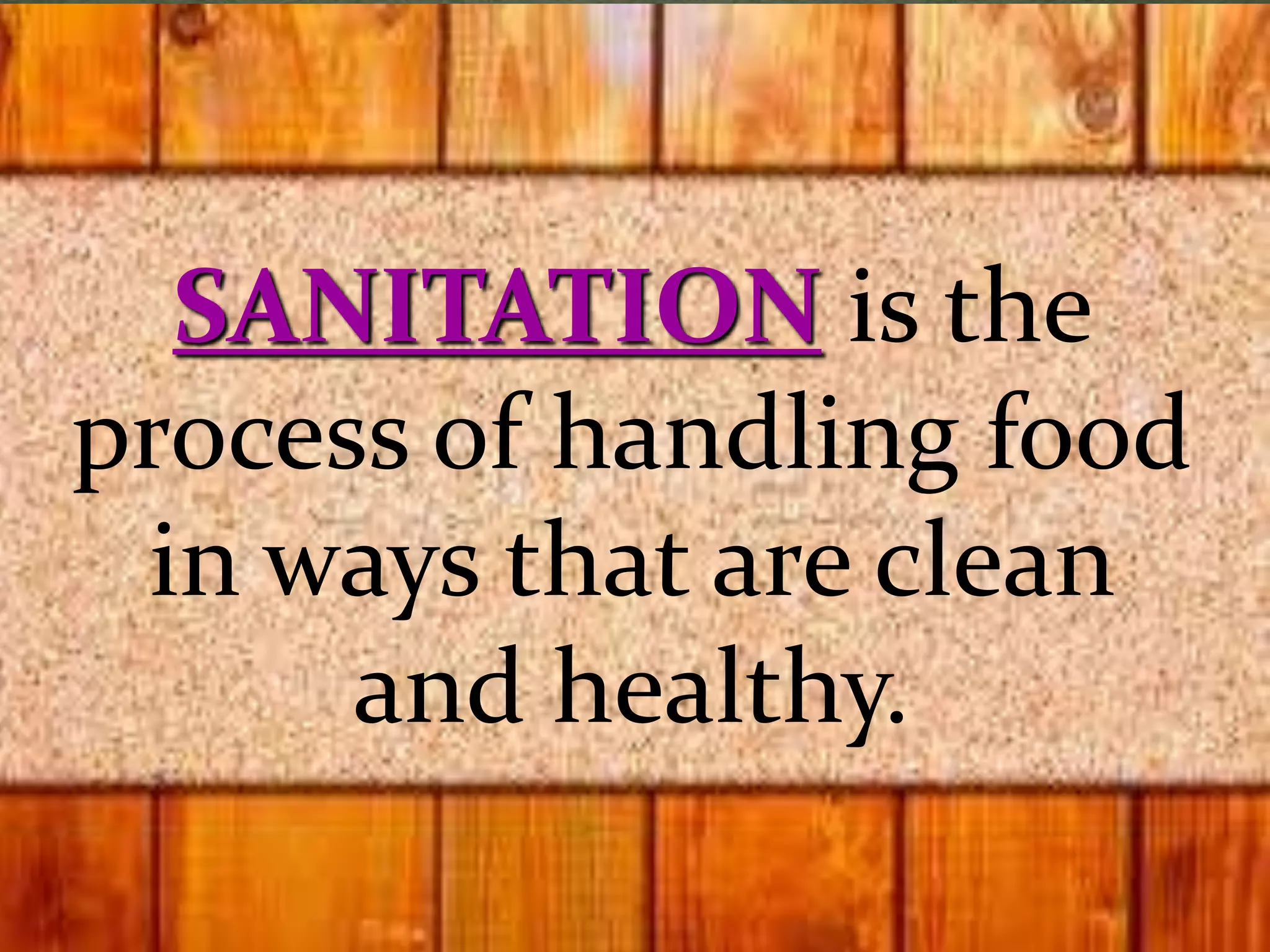 KITCHEN SAFETY AND SANITATION | PPTX