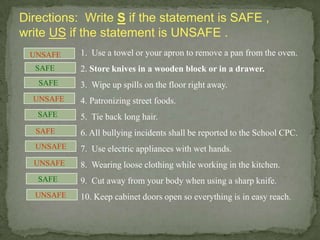 KITCHEN SAFETY AND SANITATION | PPTX