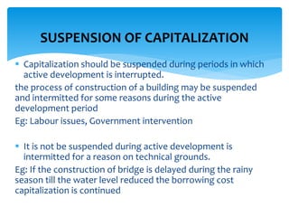 Slides for borrowing costs | PPTX