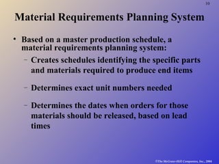 Material Requisite Planning | PPT