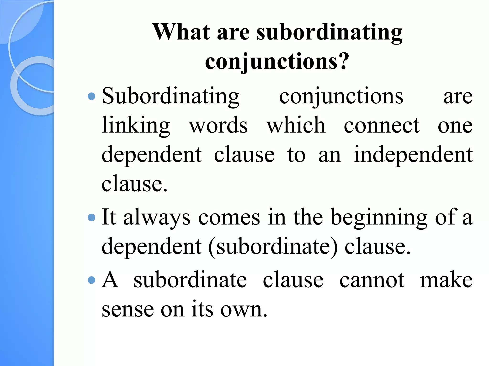 Discourse Markers: conjunctions and prepositions | PPTX