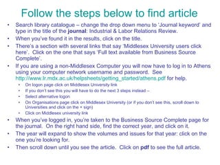 Developing your research skills | PPT