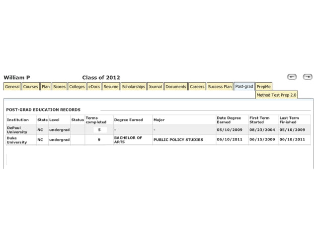 Naviance Alumni Tracker | PPTX