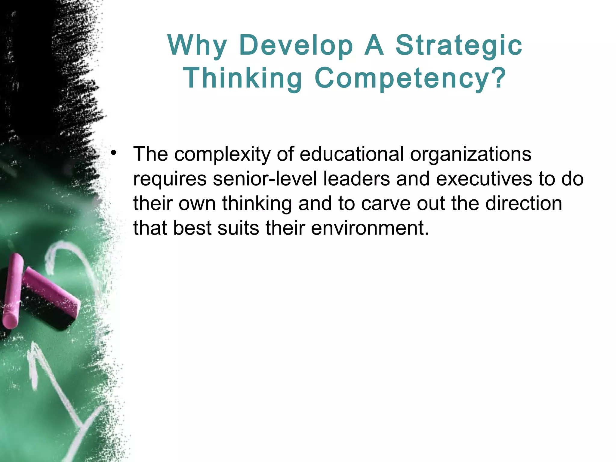 Strategic Thinking, Vision and Leadership | PPT