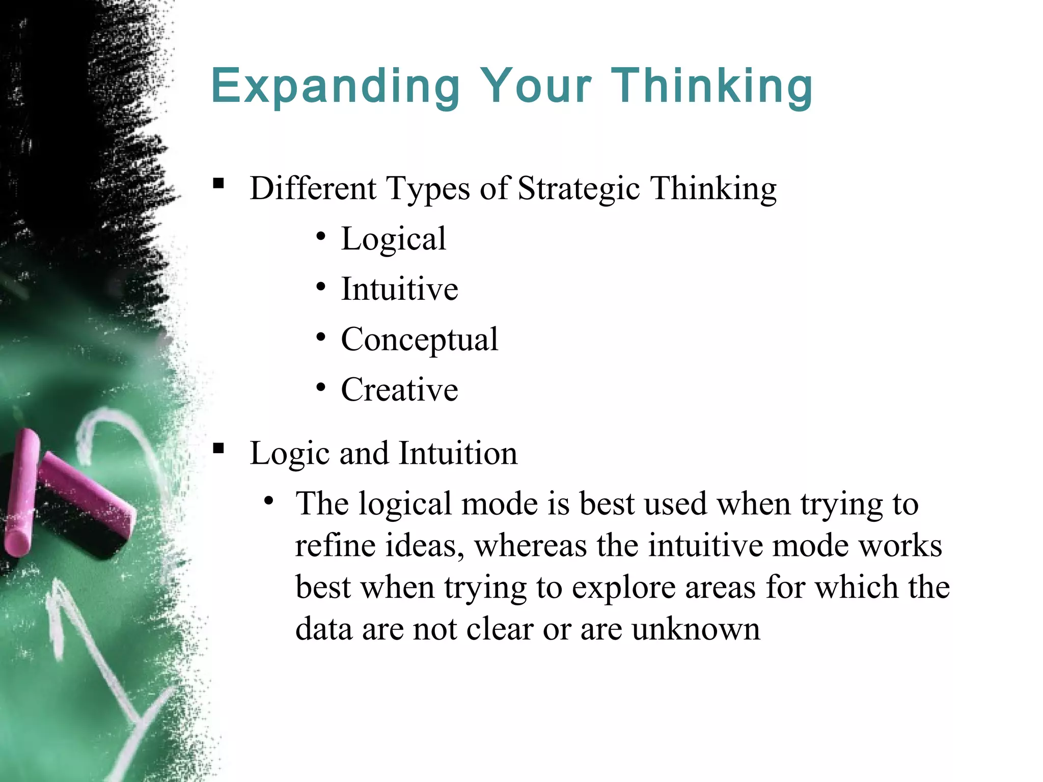 Strategic Thinking, Vision and Leadership | PPT