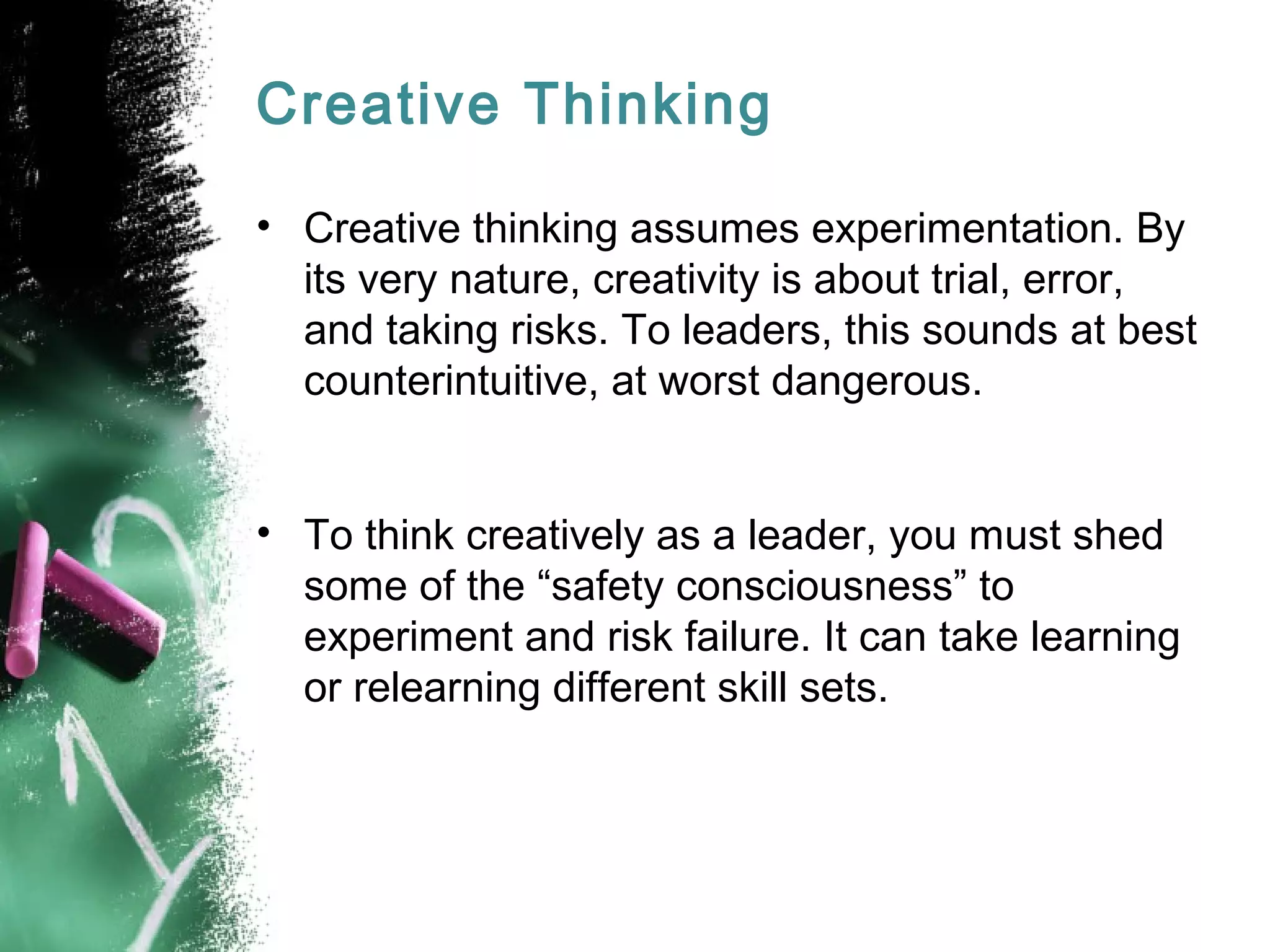 Strategic Thinking, Vision and Leadership | PPT