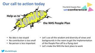 NHS People Plan implementation unconference | PPTX | Health Insurance ...