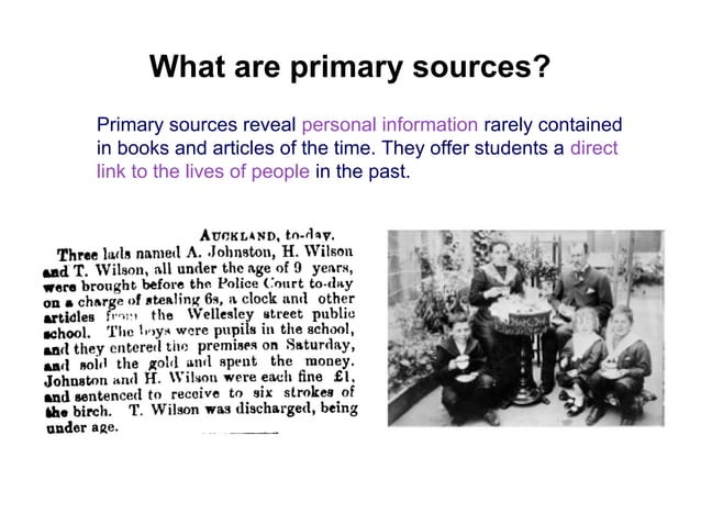 Overview of primary sources | PPT | Primary Education | Education