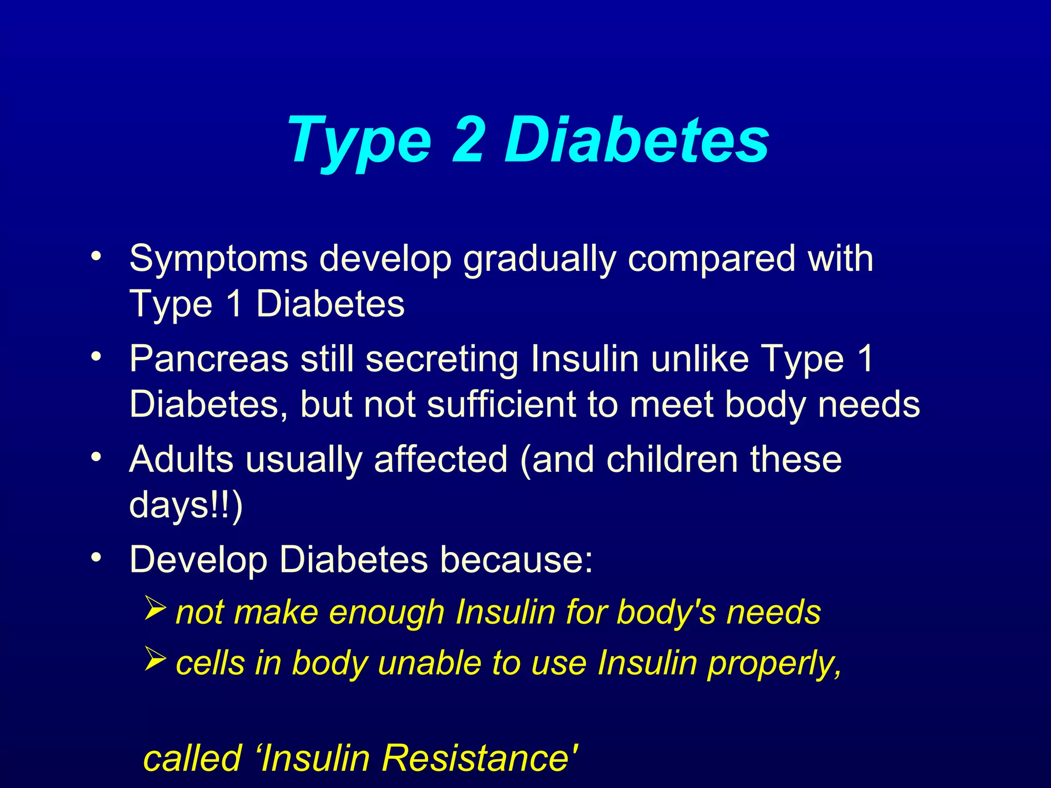 Diabetes and its Types | PPT