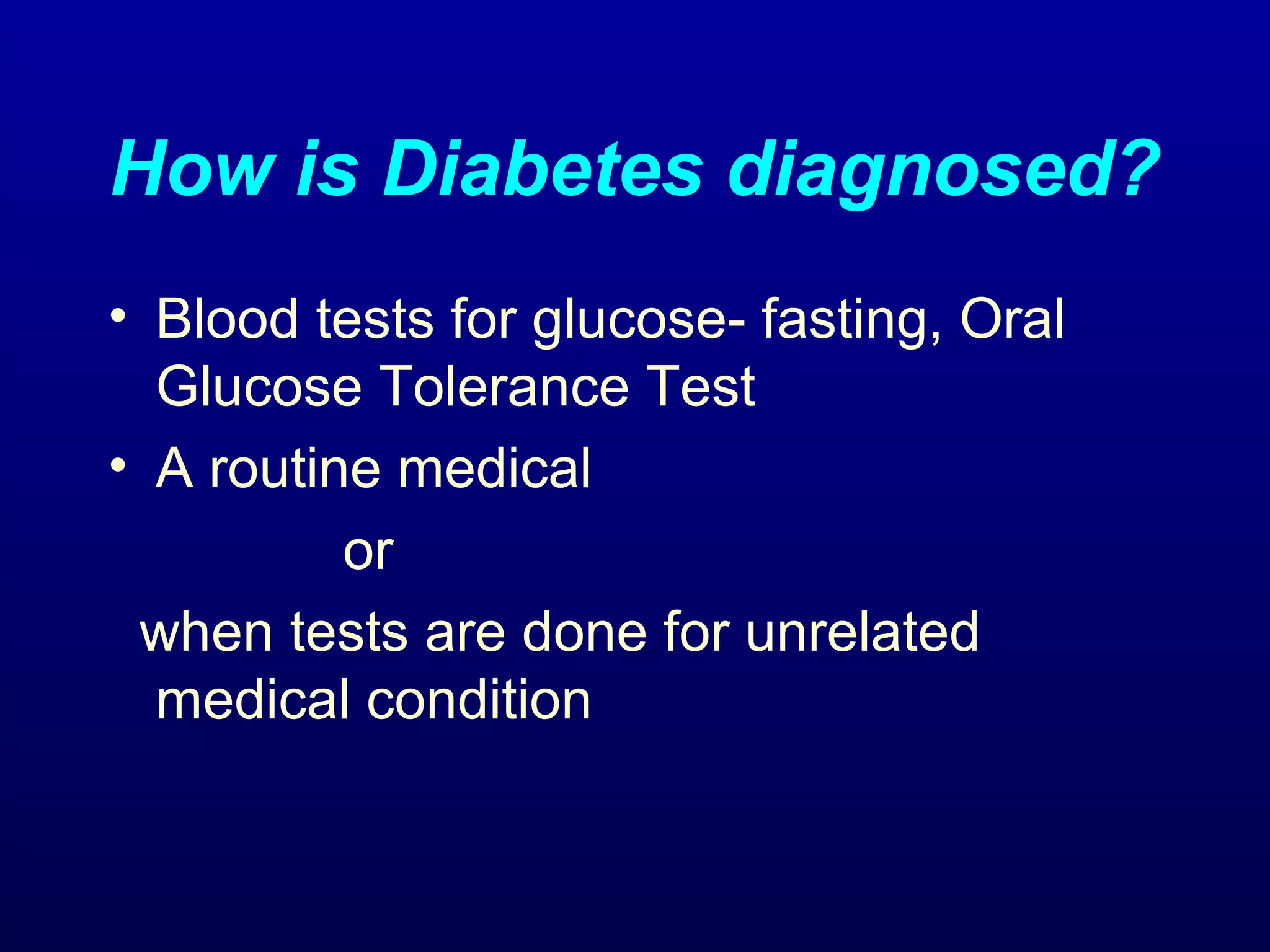Diabetes and its Types | PPT