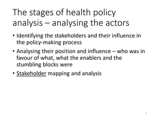 Slides for week 6 - health policy analysis.pptx