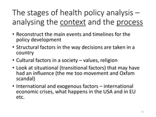 Slides for week 6 - health policy analysis.pptx