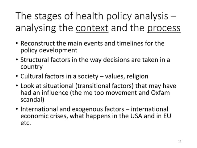 Slides for week 6 - health policy analysis.pptx
