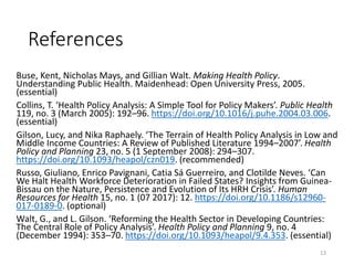 Slides for week 6 - health policy analysis.pptx