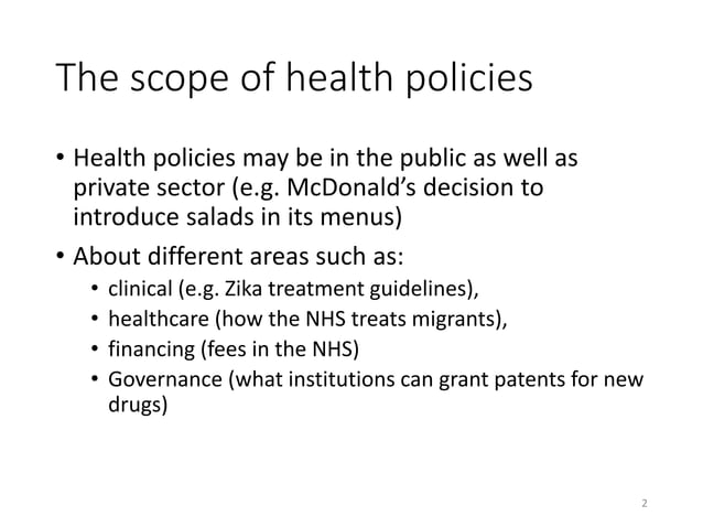 Slides for week 6 - health policy analysis.pptx