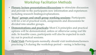 Slides for workshop management | PPTX