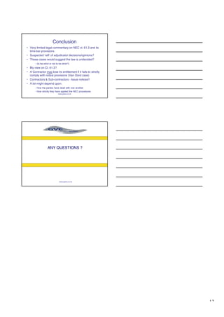 Slides from the niceties of notices and their importance for ...