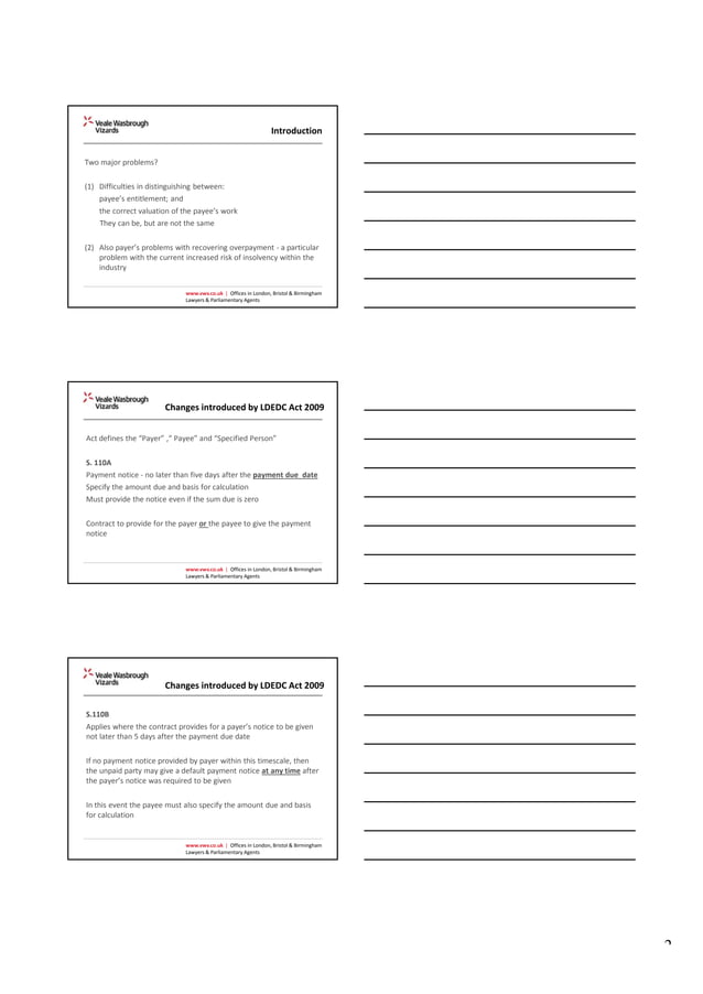 Slides from the niceties of notices and their importance for ...