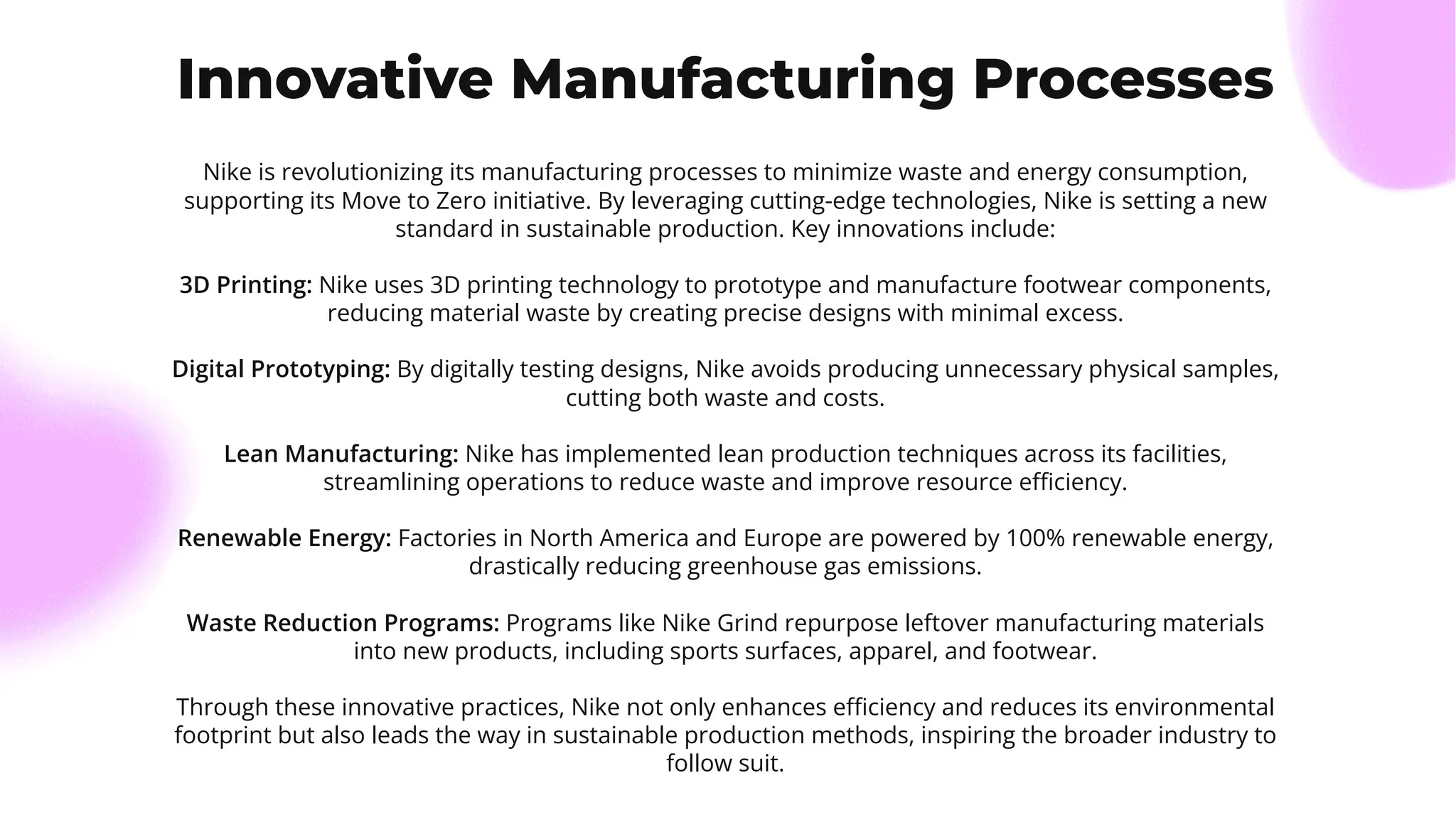 Nike’s Move to Zero: Leading the Path to Sustainability | PDF