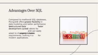 Intoduction to No SQL, about its benefits. | PPT
