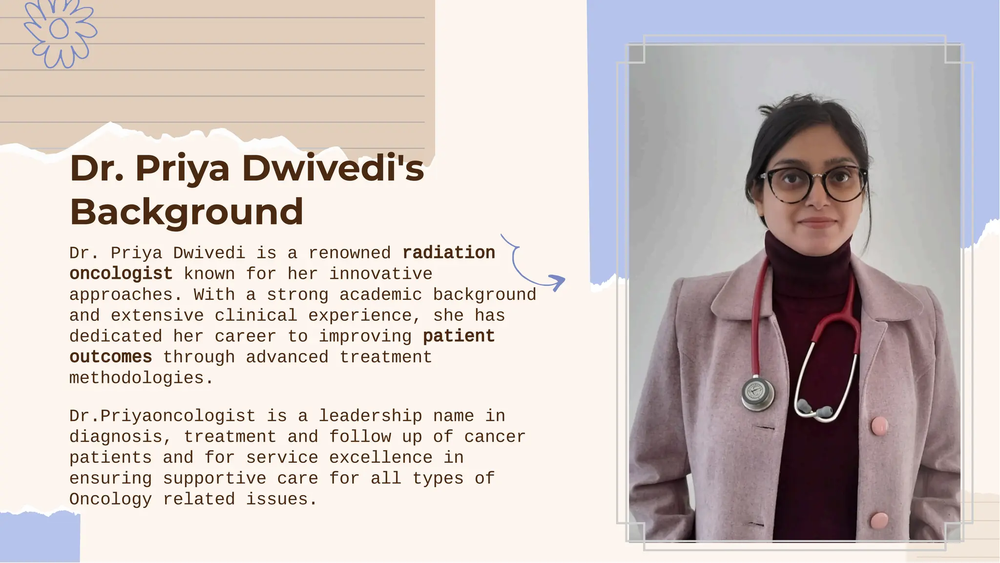 Best Radiation Oncologist - Dr Priya Dwivedi | PPT