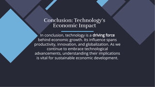 IMPACT OF TECHNOLOGY ON ECOONOMIC GROWTH | PDF