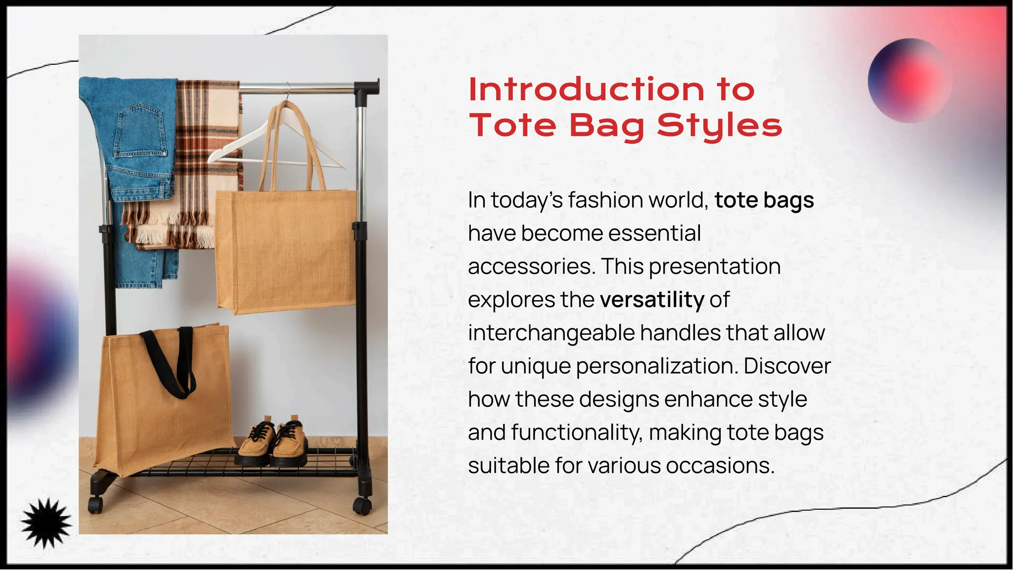 Can tote bags have interchangeable handles? | PDF