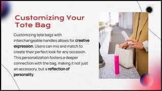 Can tote bags have interchangeable handles? | PDF