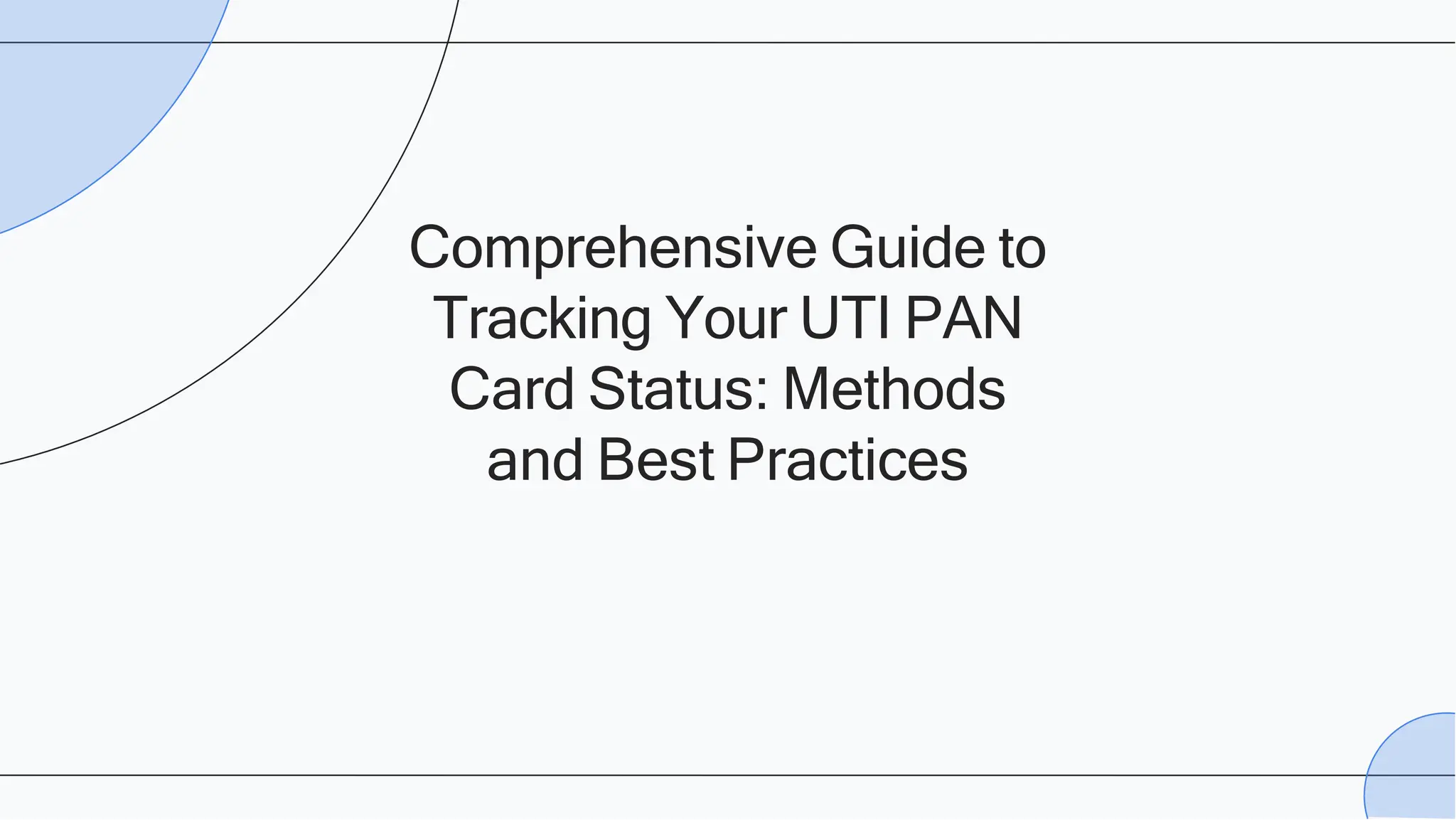 UTI PAN Track Status | All Different Ways To Check Your PAN Card ...