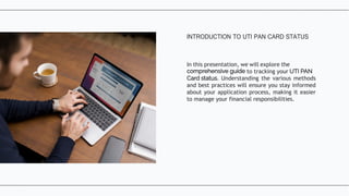 UTI PAN Track Status | All Different Ways To Check Your PAN Card ...