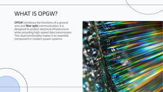 OPGW Optical Ground Wire used in electrical engineering | PDF