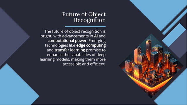 Object Classification and recognition using deep learning methods | PPT
