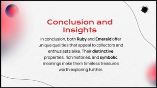 Differences Between Ruby And Emerald Gemstone | PDF | Jewelry Making | Arts and Crafts