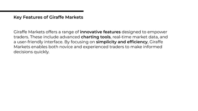 Giraffe Markets Trading Platform Overview | PPT