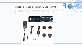 Enhancing Connectivity: Fiber Over HDMI Extender Solutions | PDF