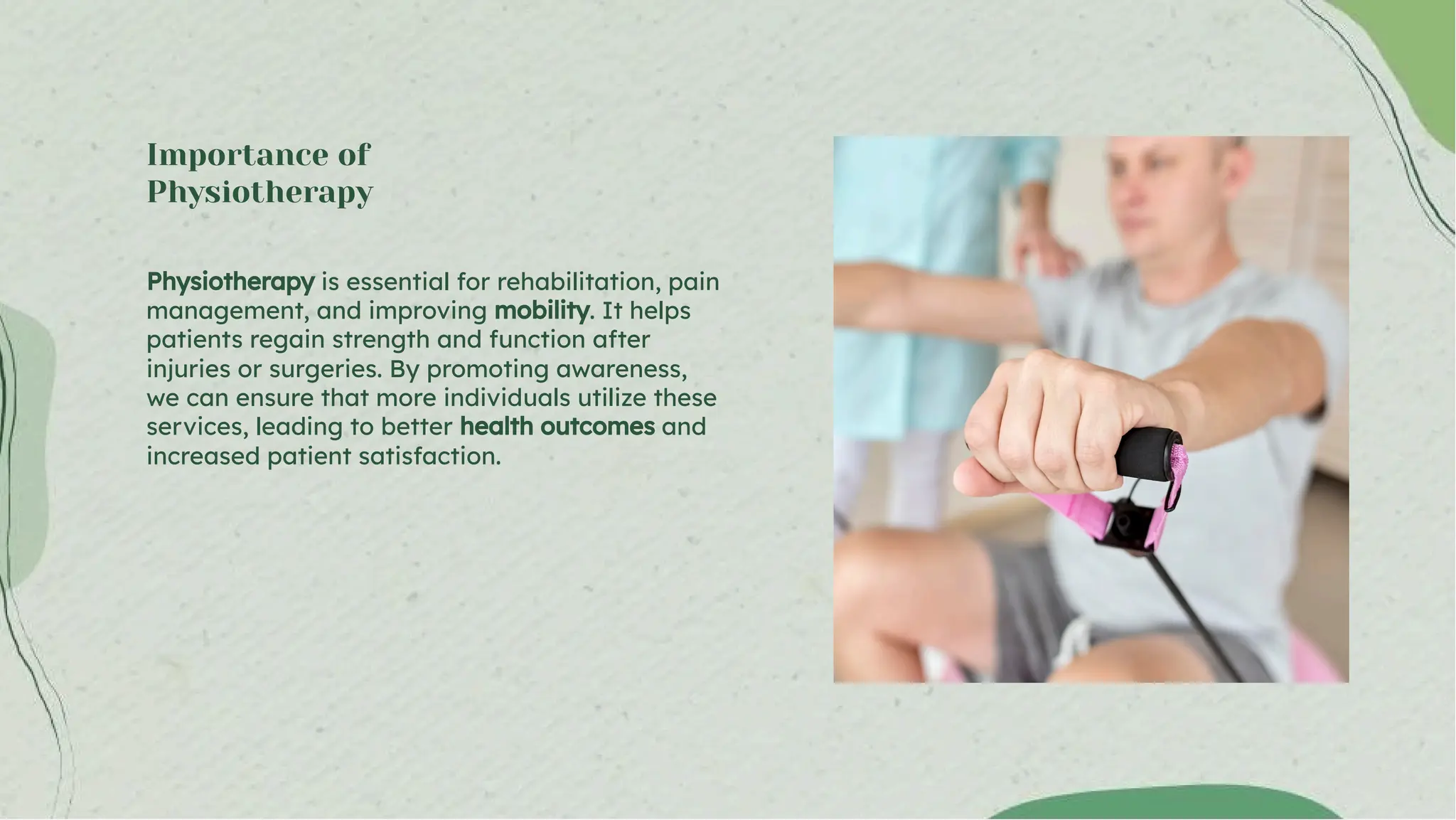 the role of physiotherapy session 1 The First PPt of Physiotherapy Students | PDF