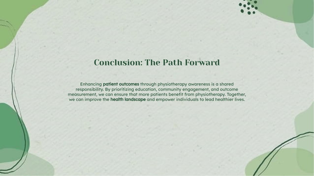 the role of physiotherapy session 1 The First PPt of Physiotherapy Students | PDF