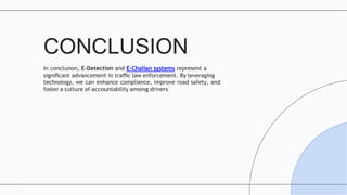 Introducting E-Detection and E-Challan Systems For Automating Traffic ...