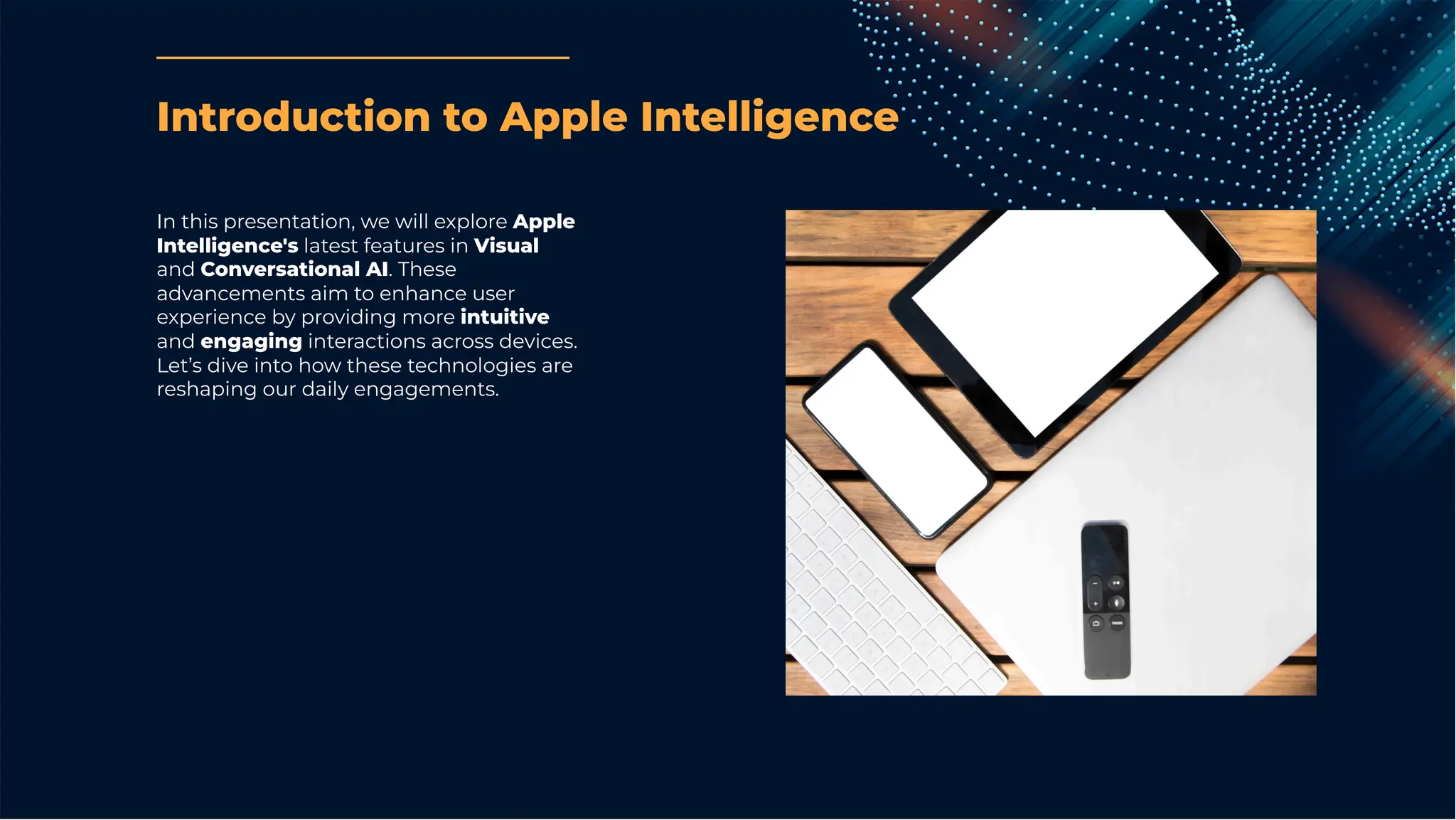 Slidesgo Enhancing User Experience Exploring Apple Intelligences Latest Features In Visual And