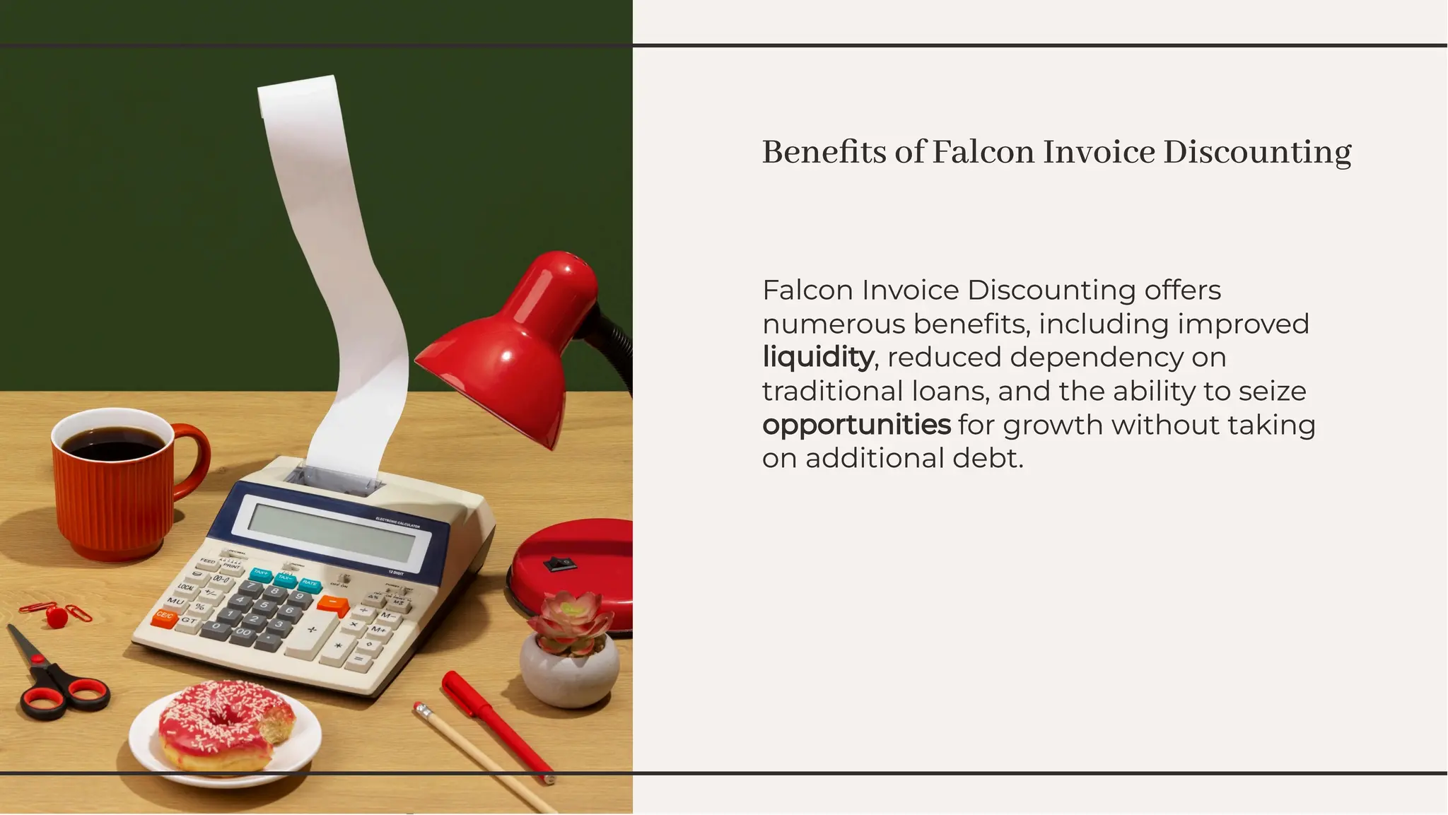Falcon Invoice Discounting: Optimizing Returns with Minimal Risk | PPT