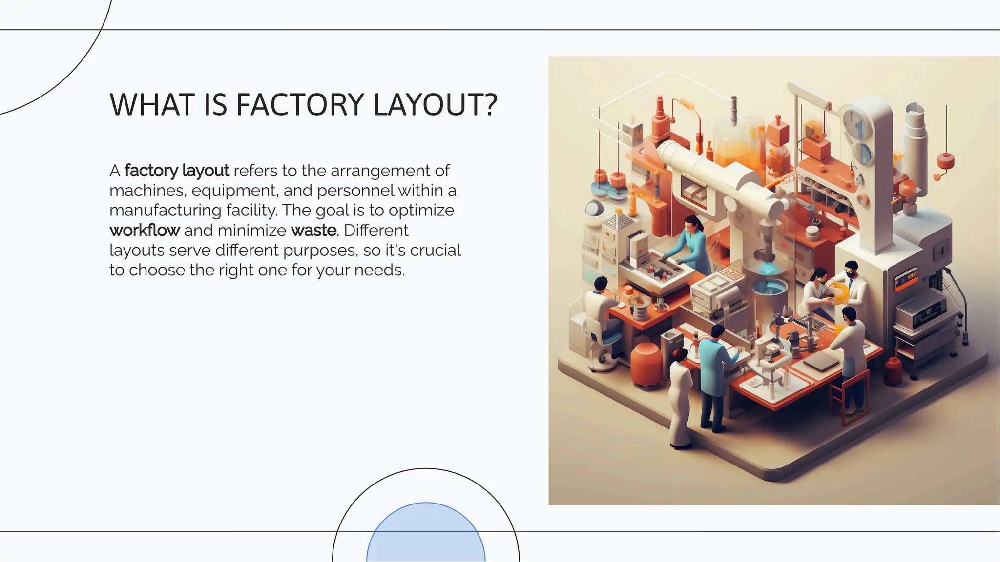 Factory Layout in automotive industry and the explanatin | PDF ...