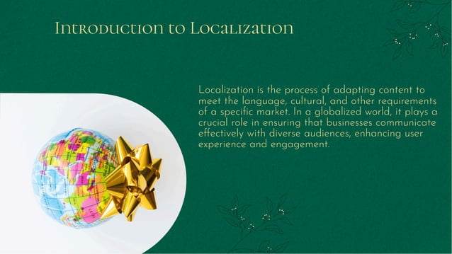 Professional Localization Services | Bridge Global Communication Gaps | PDF