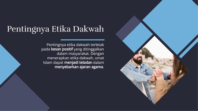 ETIKA DAKWAH DALAM PERSPEKTIF HADIS TEMATIK | PPT